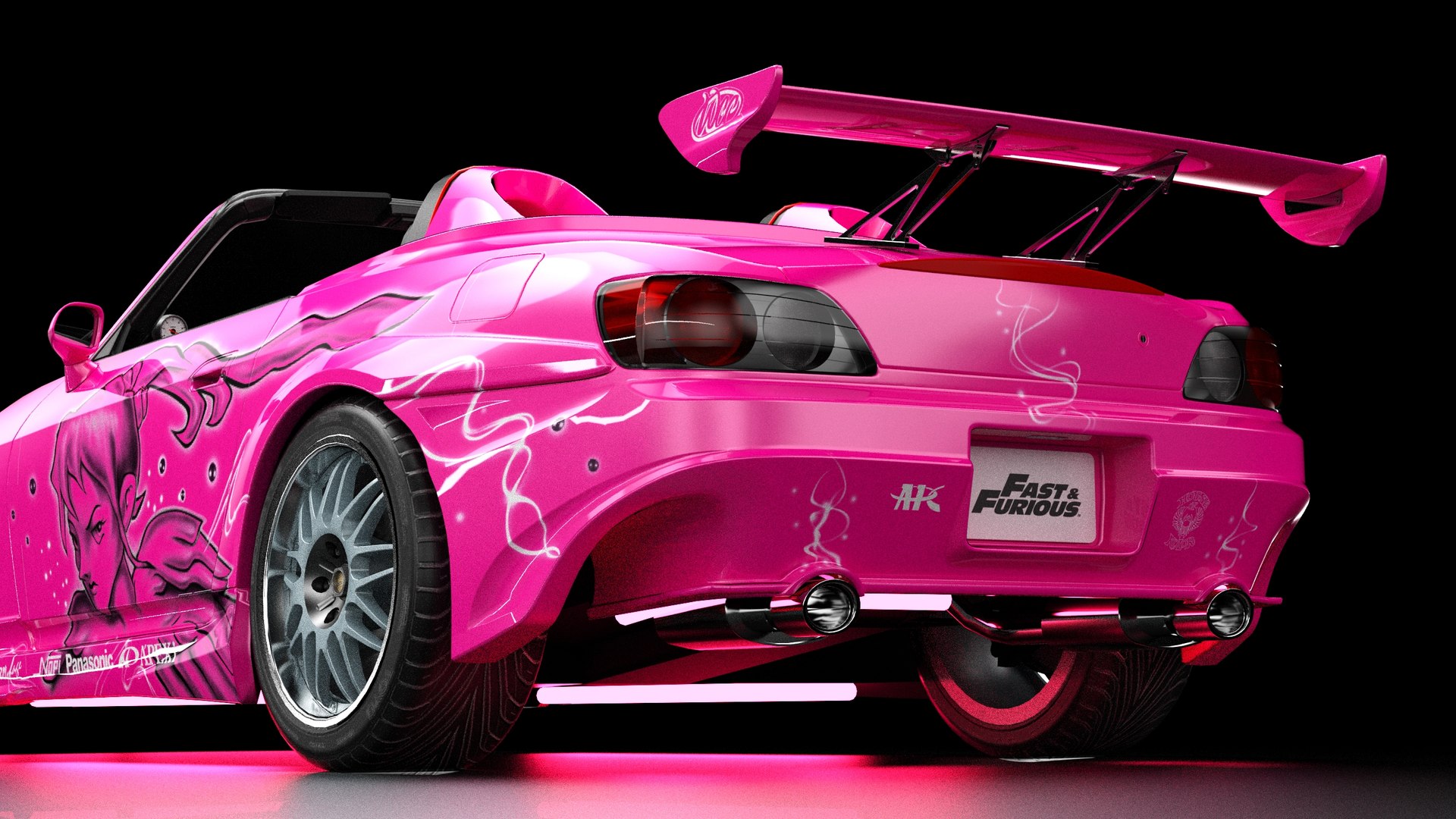 2 Fast 2 Furious Suki Veilside Honda S2000 Model - TurboSquid 2384024