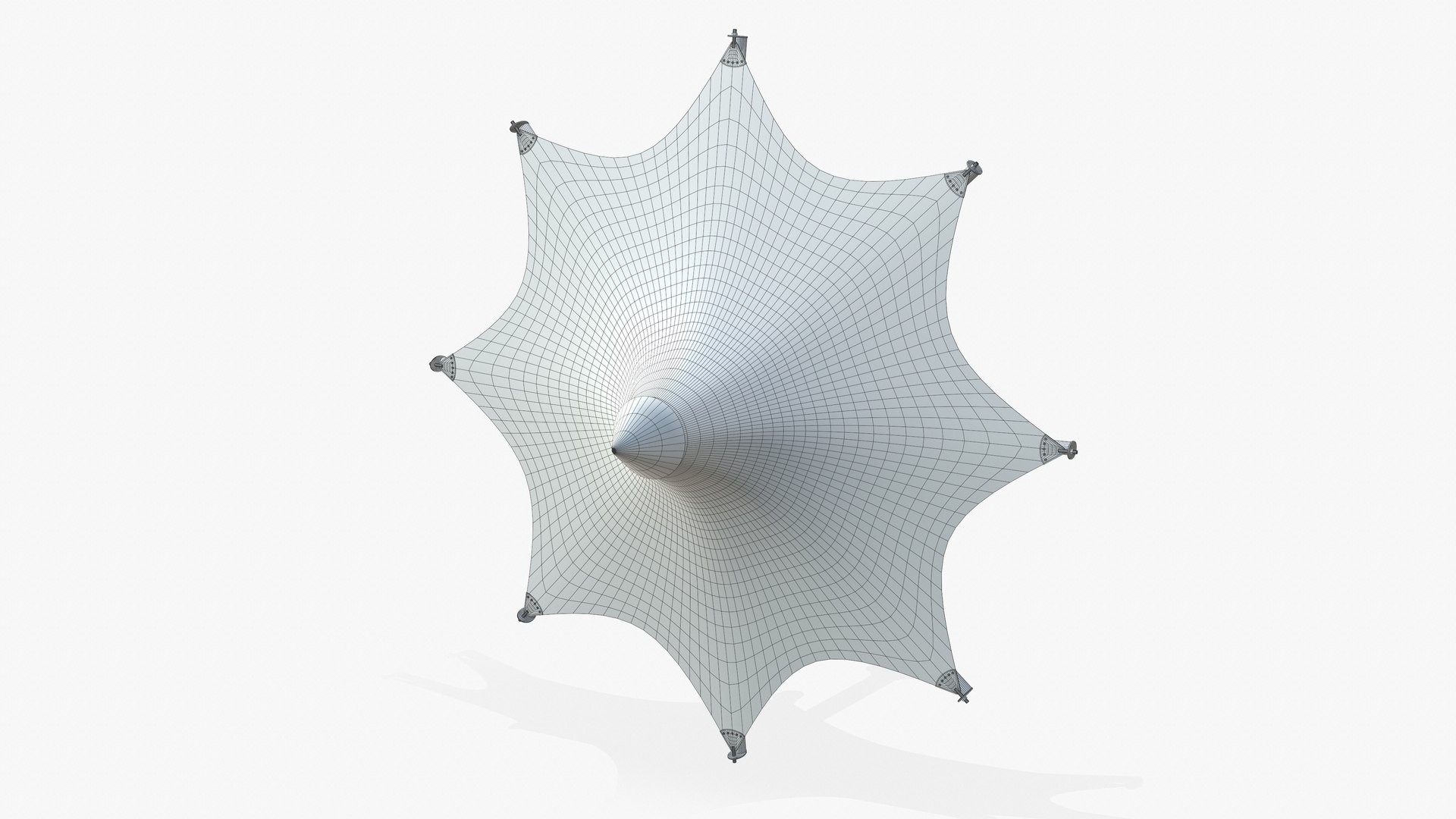 3D Tensile Shade Structures - TurboSquid 1827403