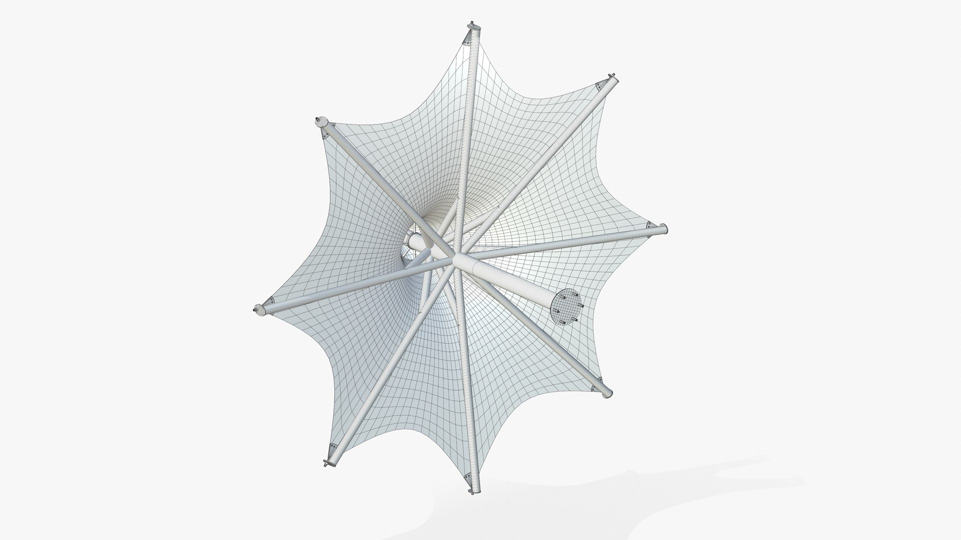 3D Tensile Shade Structures - TurboSquid 1827403