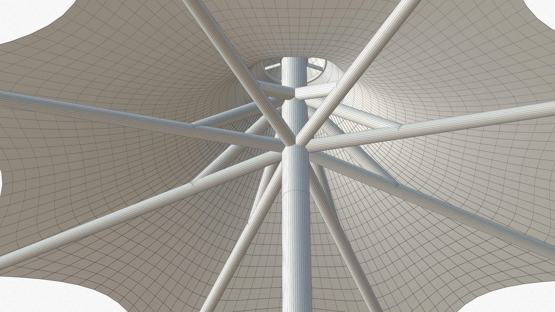 3D Tensile Shade Structures - TurboSquid 1827403