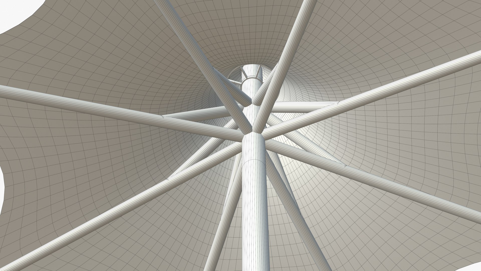 3D Tensile Shade Structures - TurboSquid 1827403