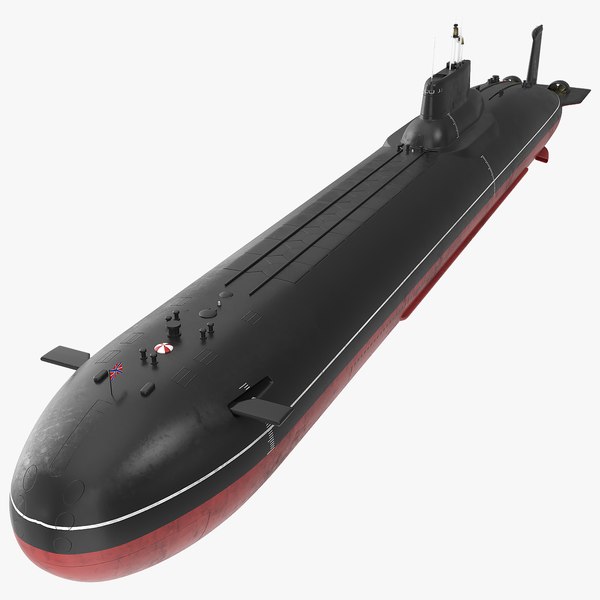 modelo 3d Submarino ruso clase Typhoon - TurboSquid 2027785