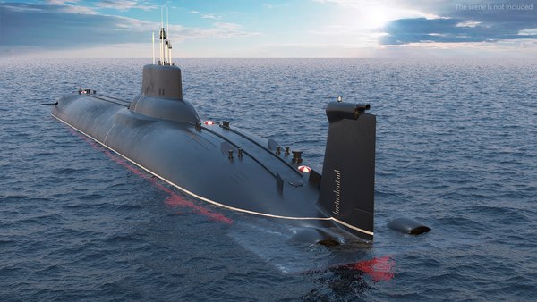 Russian Typhoon Class Submarine model - TurboSquid 2027785