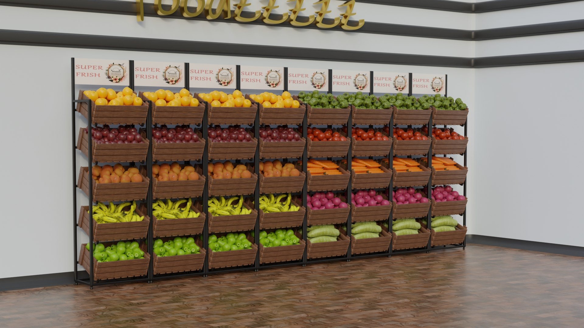 Food STANDS 3D Model - TurboSquid 2124508