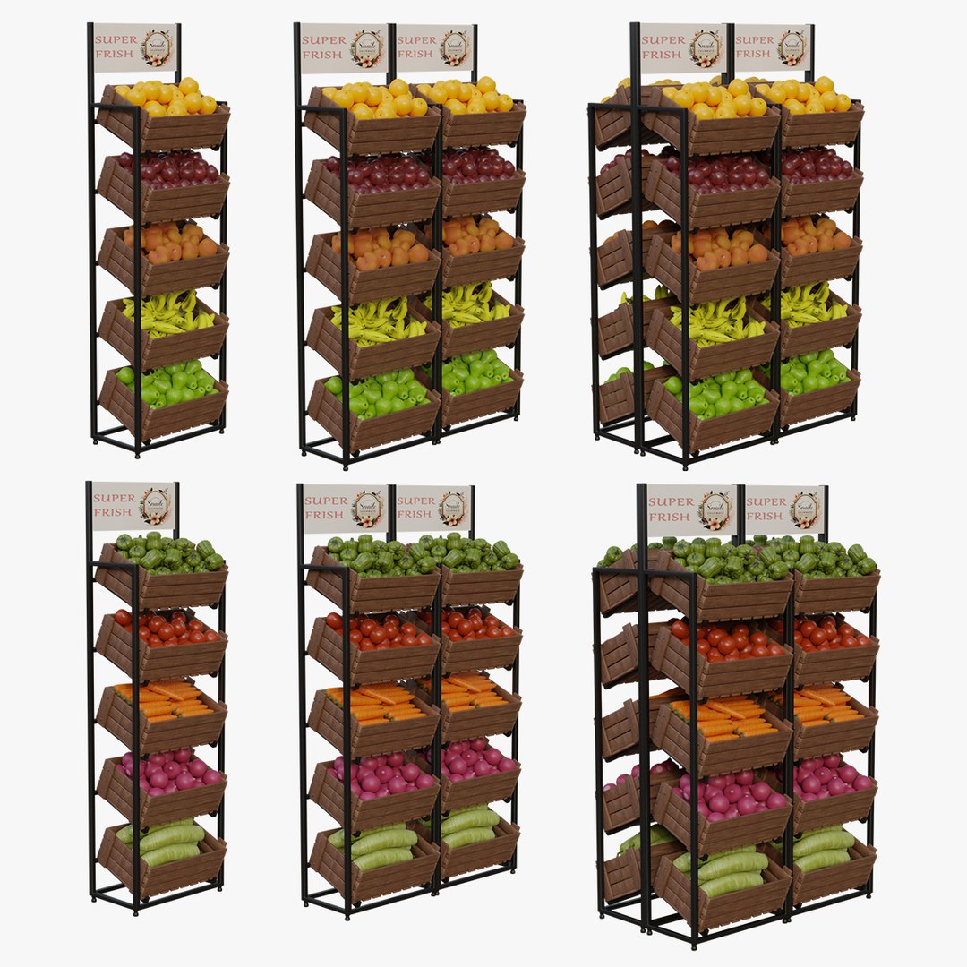 Food STANDS 3D Model - TurboSquid 2124508