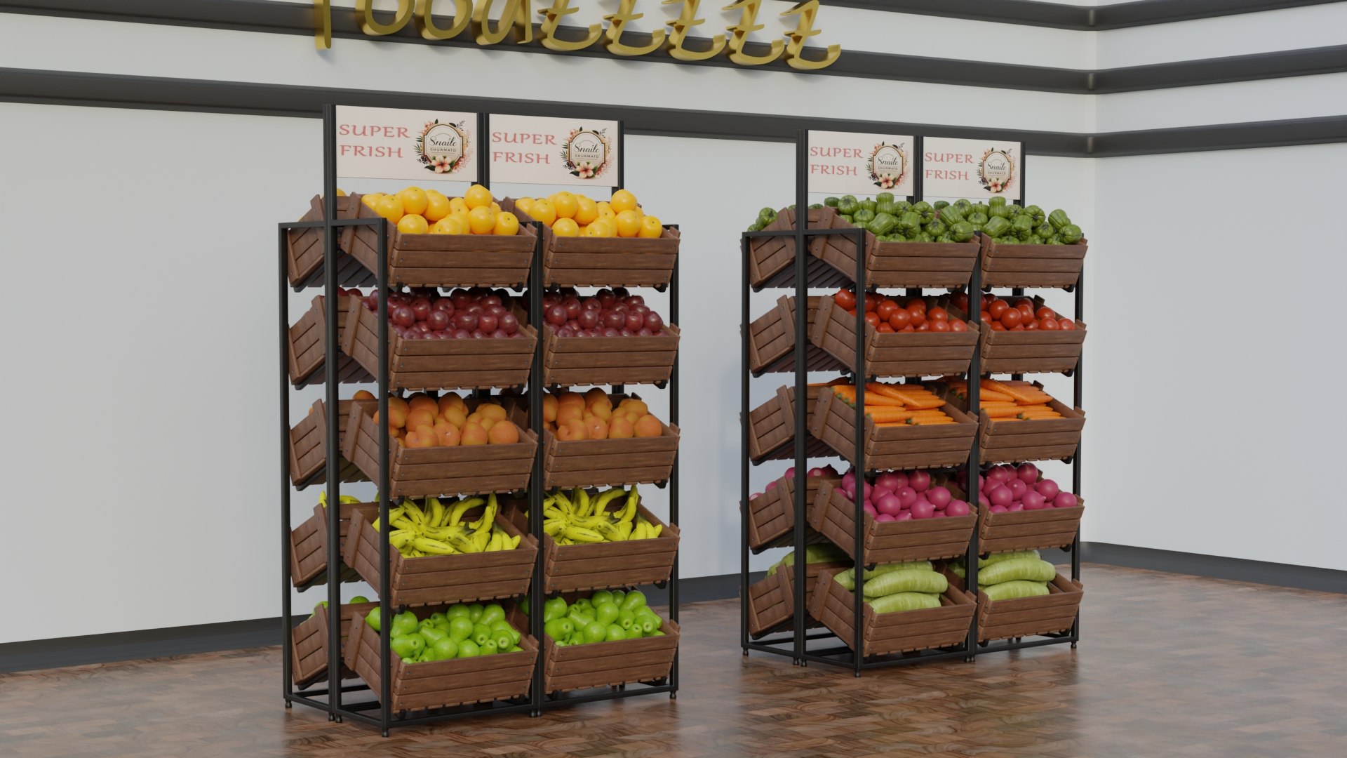 Food STANDS 3D Model - TurboSquid 2124508