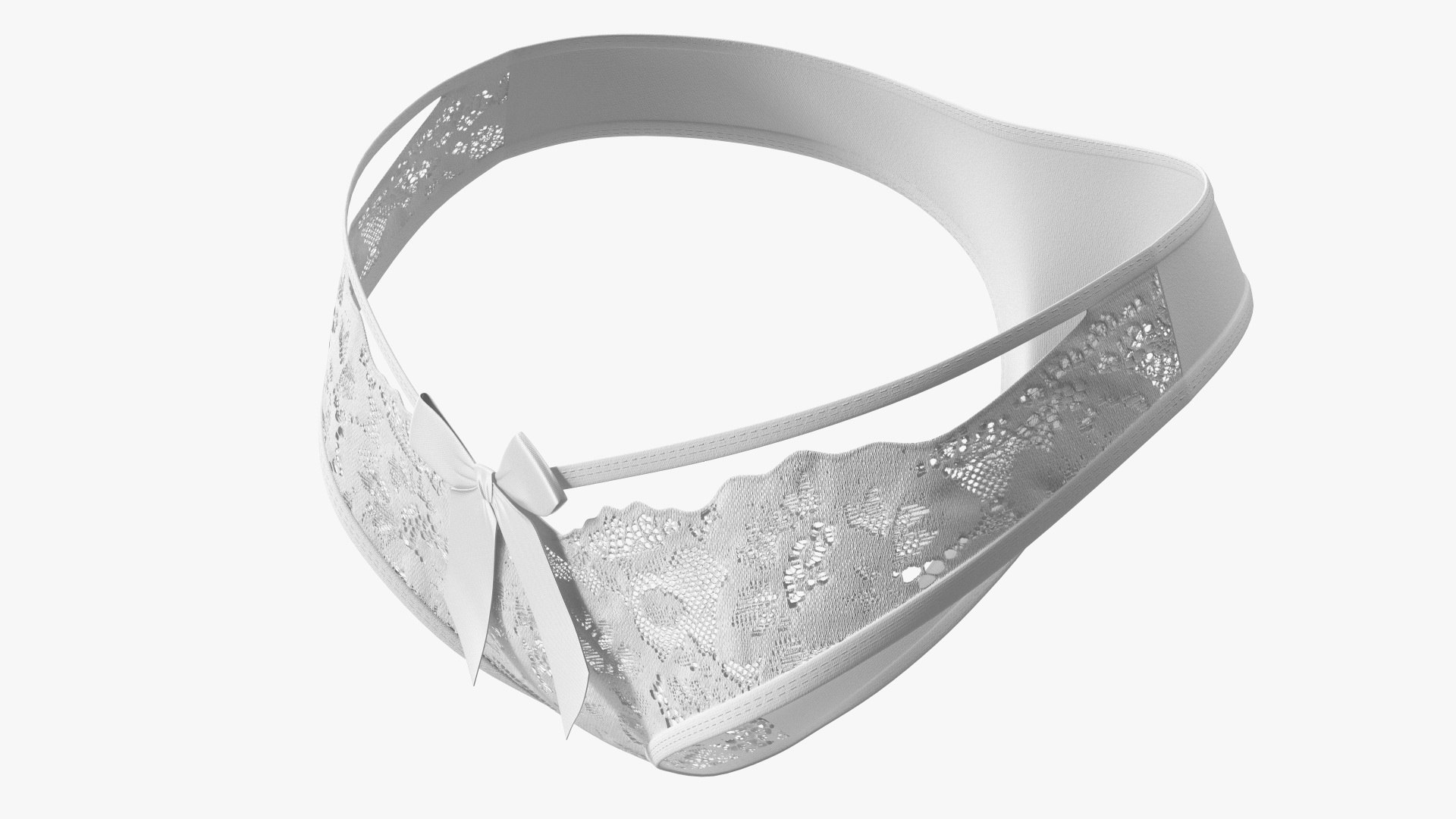 3D Lace String Thong On Dummy - TurboSquid 2382447