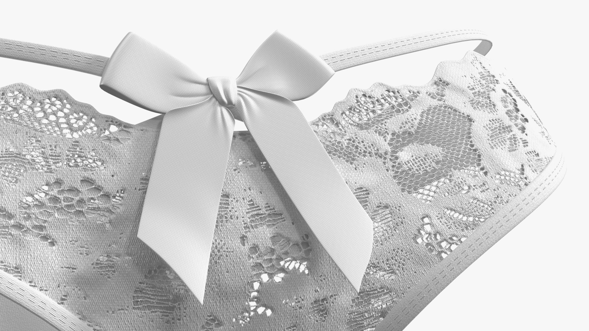 3D Lace String Thong On Dummy - TurboSquid 2382447