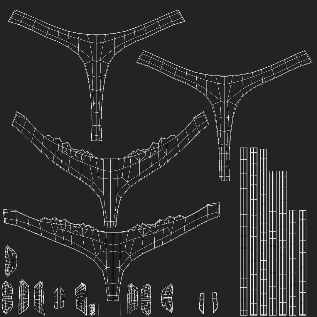 3D Lace String Thong On Dummy - TurboSquid 2382447