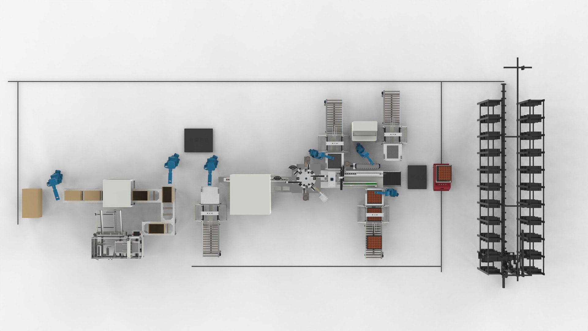 Automatic Midea Microwave Oven Motor Production Line 3D - TurboSquid ...