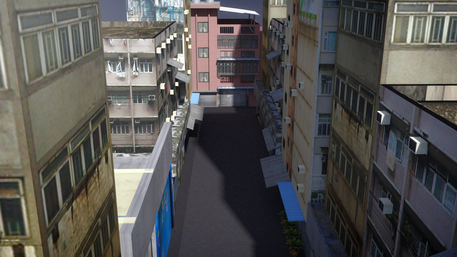 Street With Tofu Pudding Store 3D Model - TurboSquid 2209589
