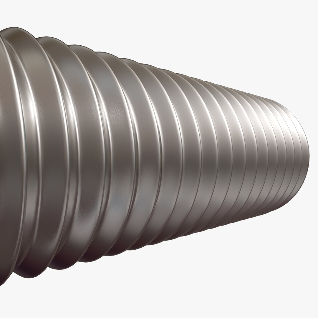 3d Hex Bolt Flange Model