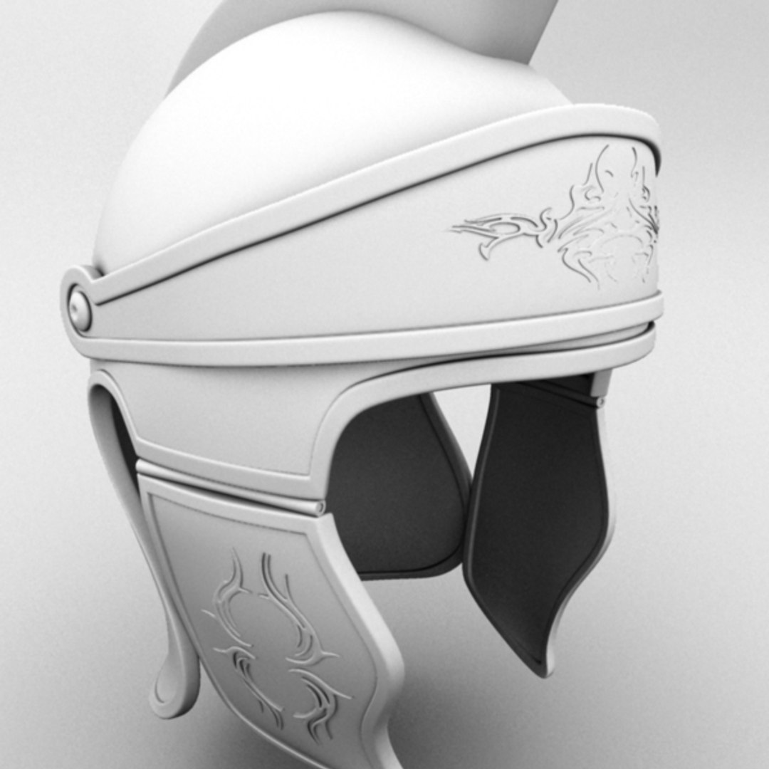 3d roman helmet model
