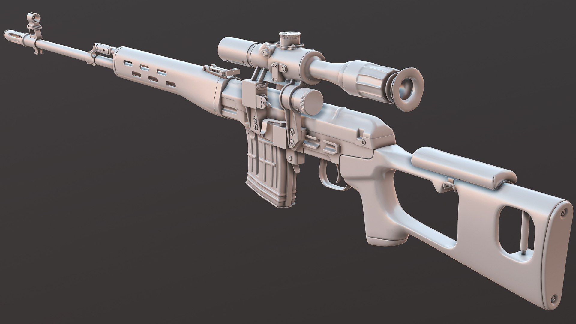 SVD 3D Model - TurboSquid 2022719