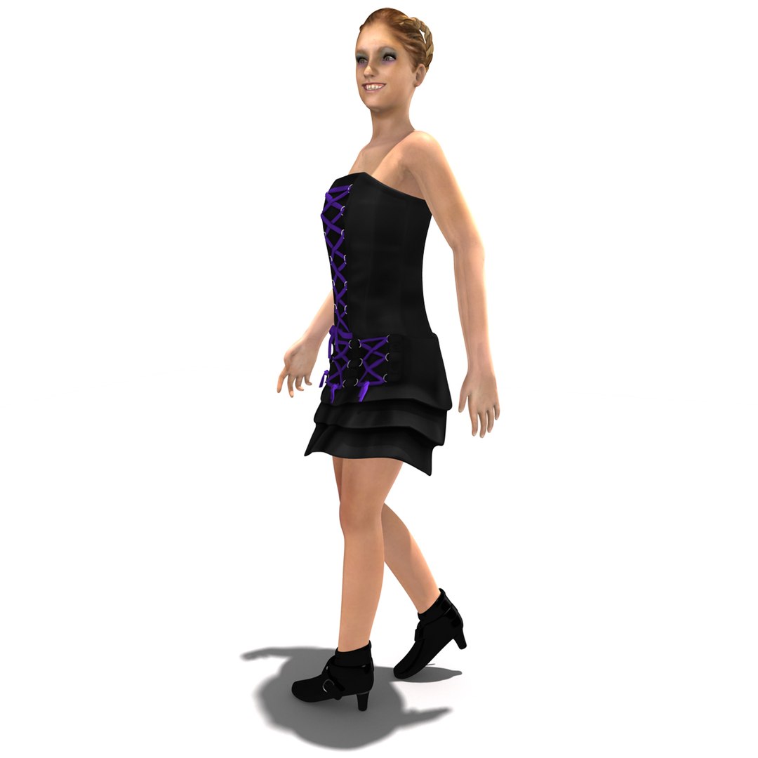 3d Goth Girl