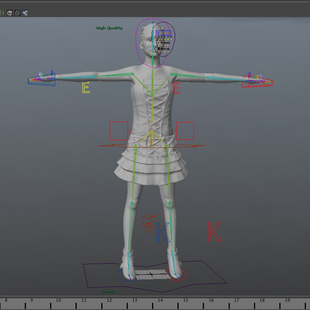 3d Goth Girl