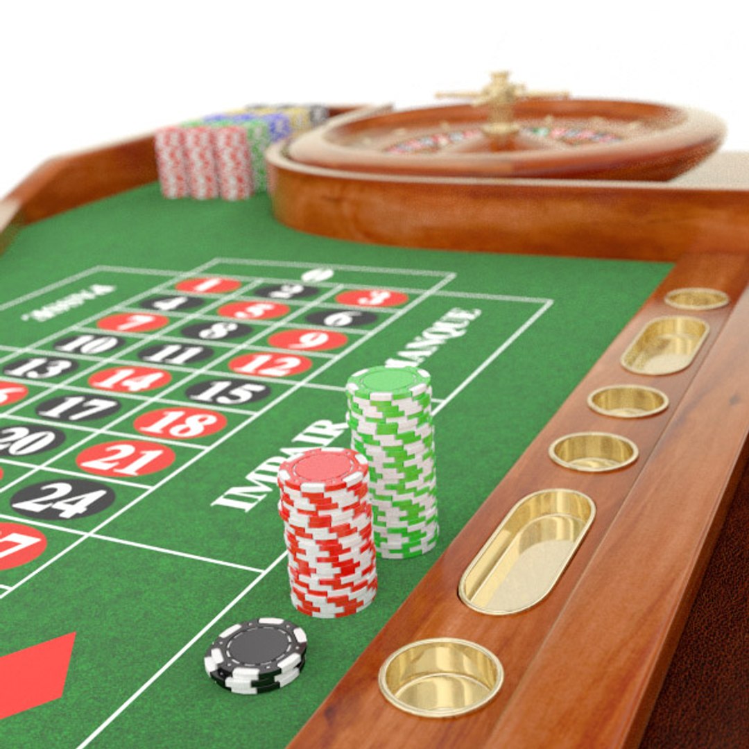 3ds max roulette table