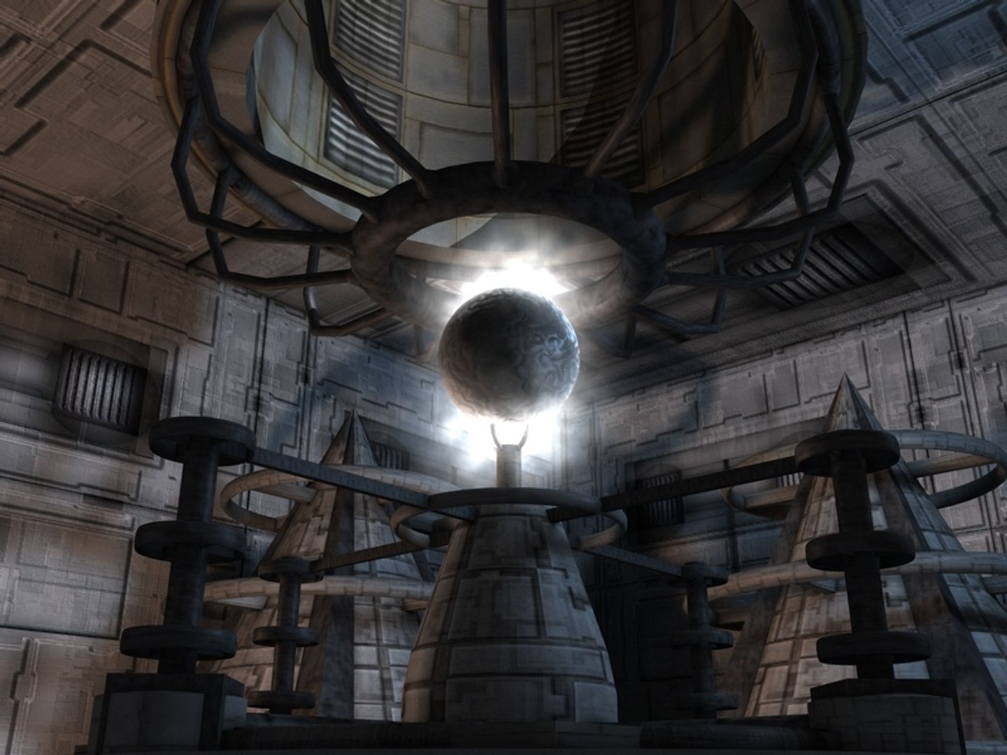 C4d Reactor Environment Futuristic