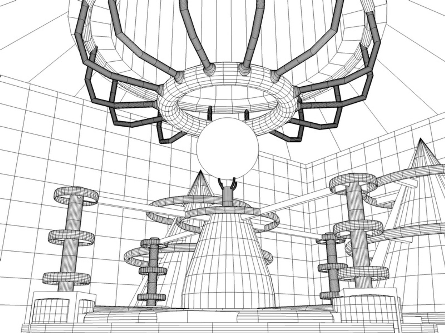 C4d Reactor Environment Futuristic
