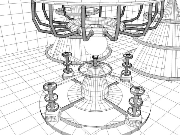 c4d reactor environment futuristic
