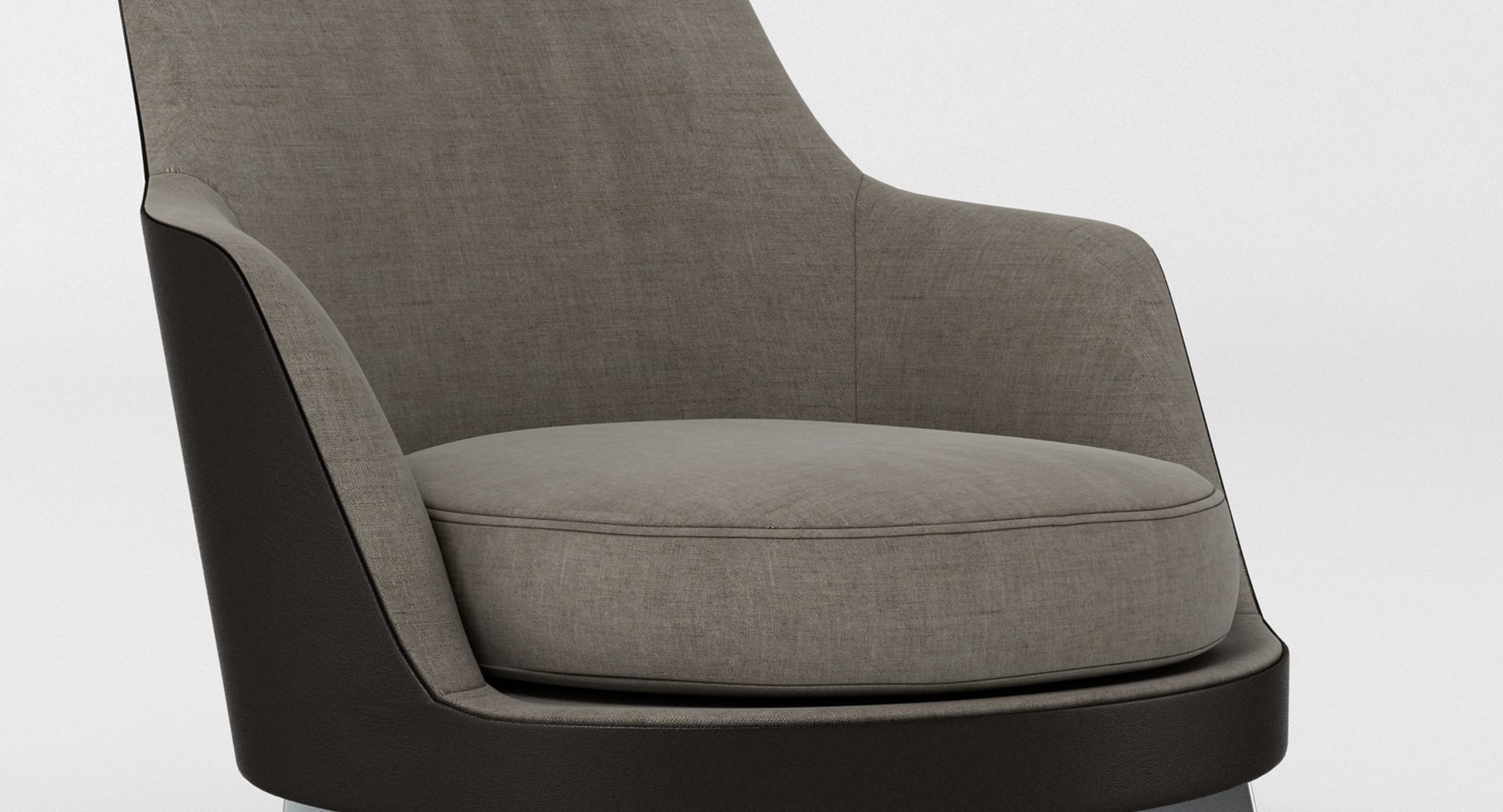 Flexform Guscioalto Soft Chair Max