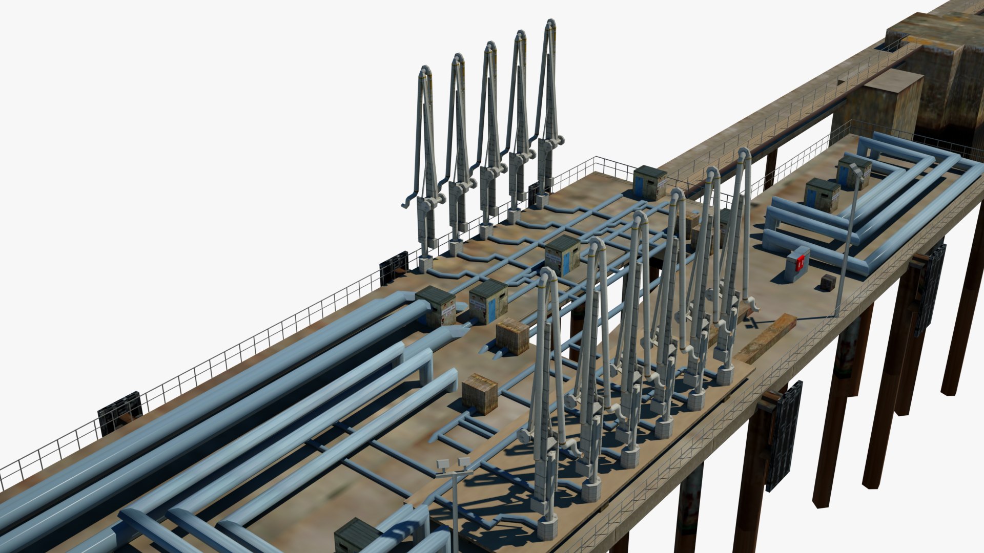 Marine Oil Terminal 3D Model - TurboSquid 1234827