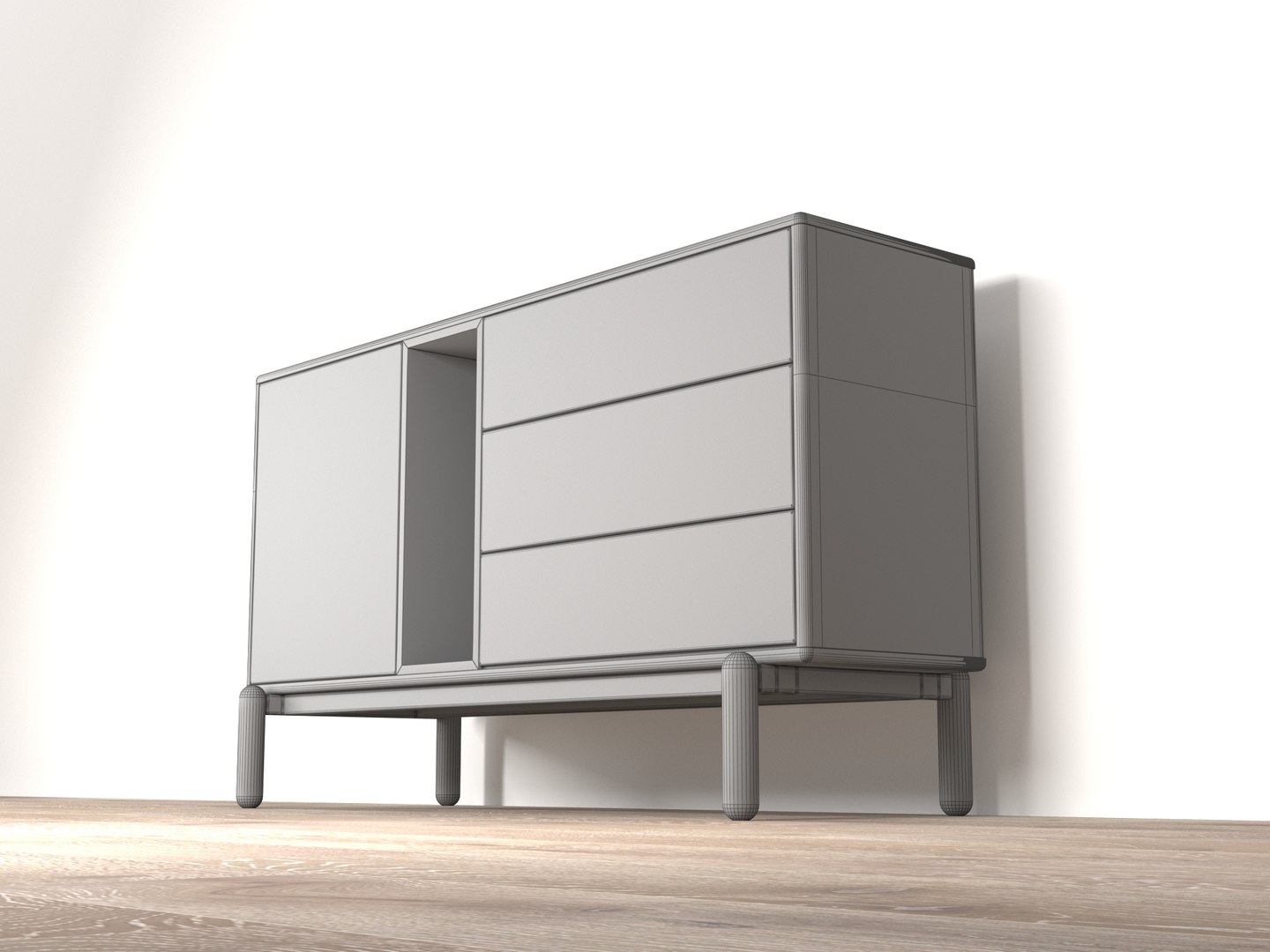 Cabinet For Living Room Model - TurboSquid 2196153