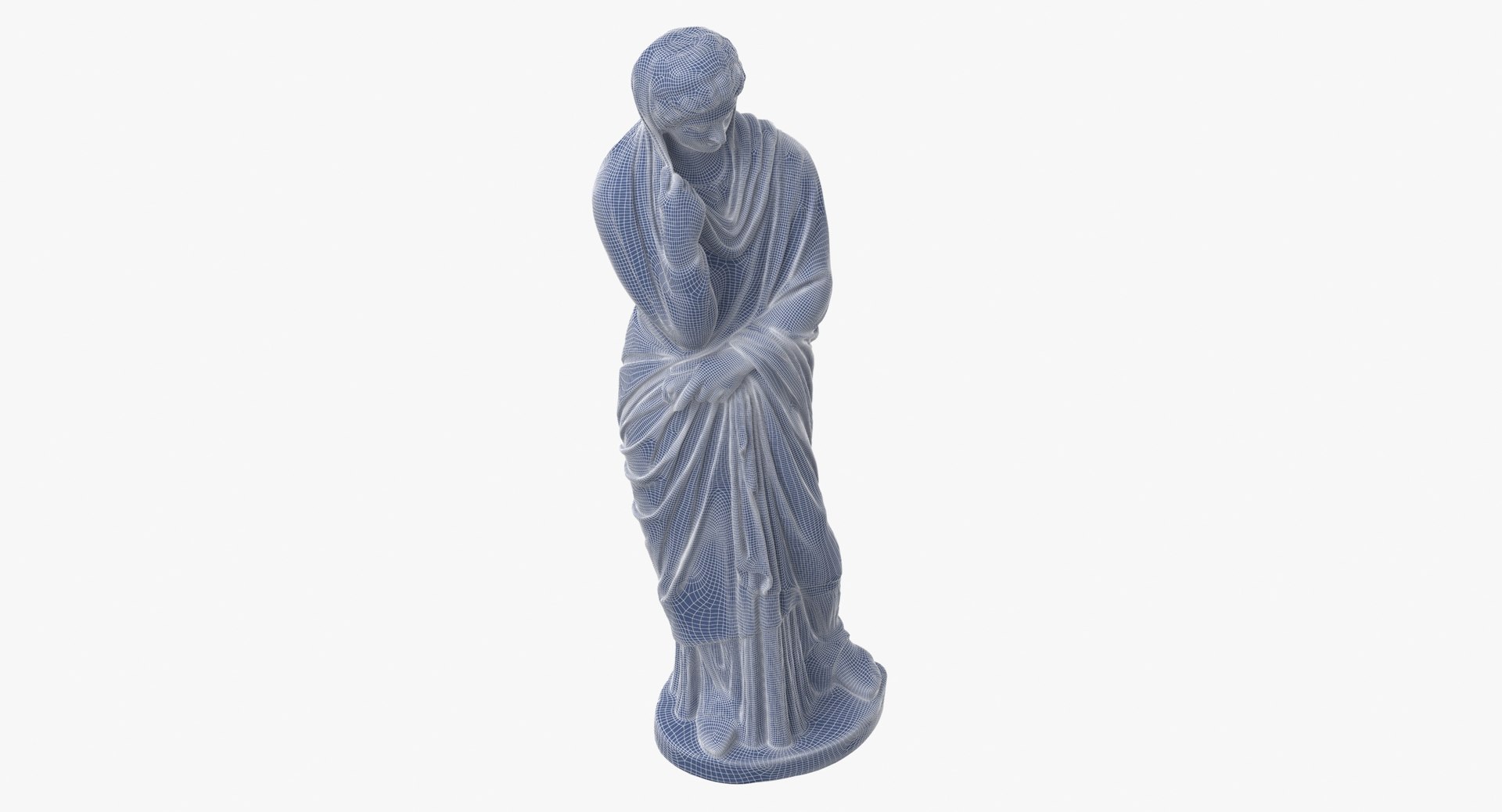 3D Roman Noble Woman Statue - TurboSquid 2176809