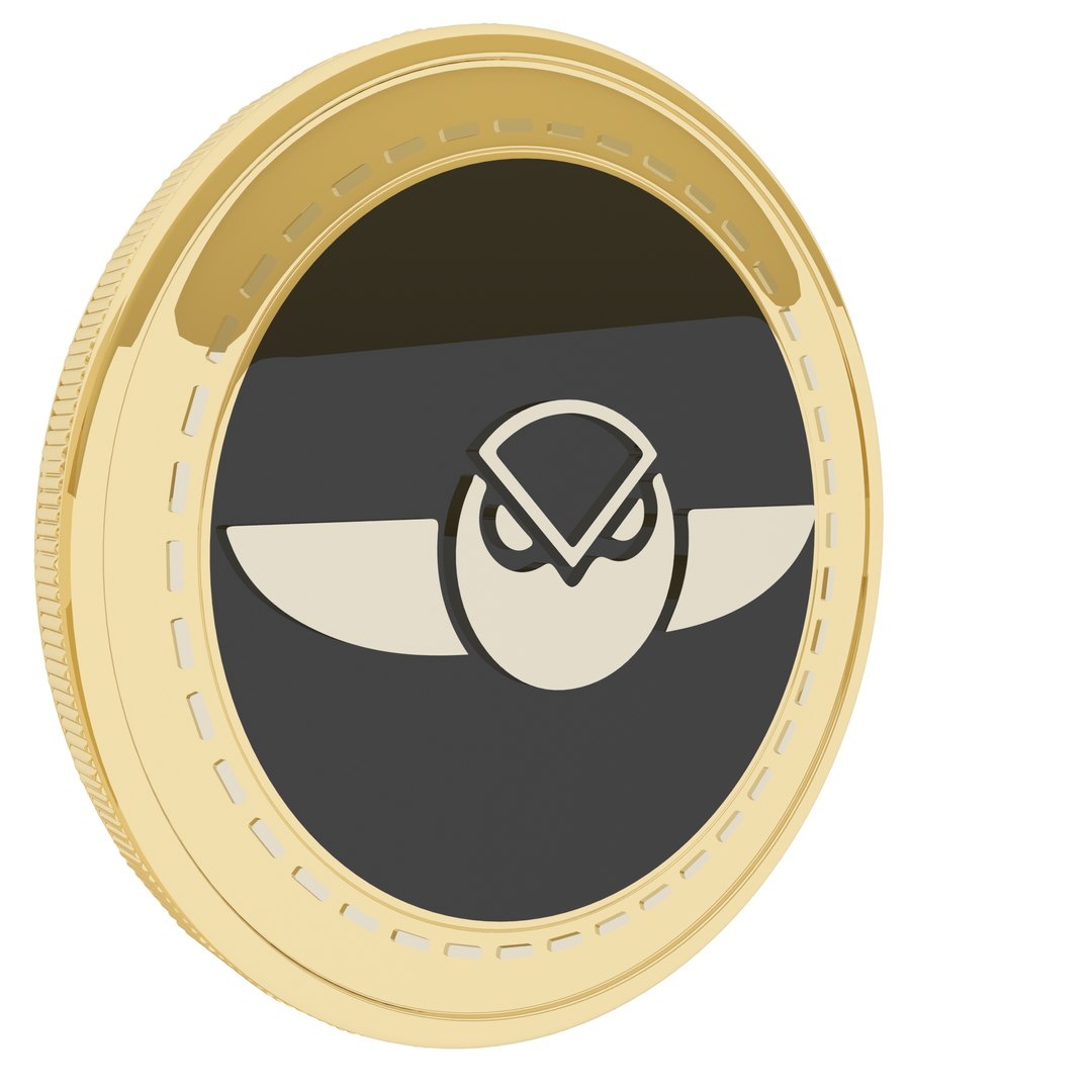 Gnosis Cryptocurrency Gold Coin Model - TurboSquid 1856650