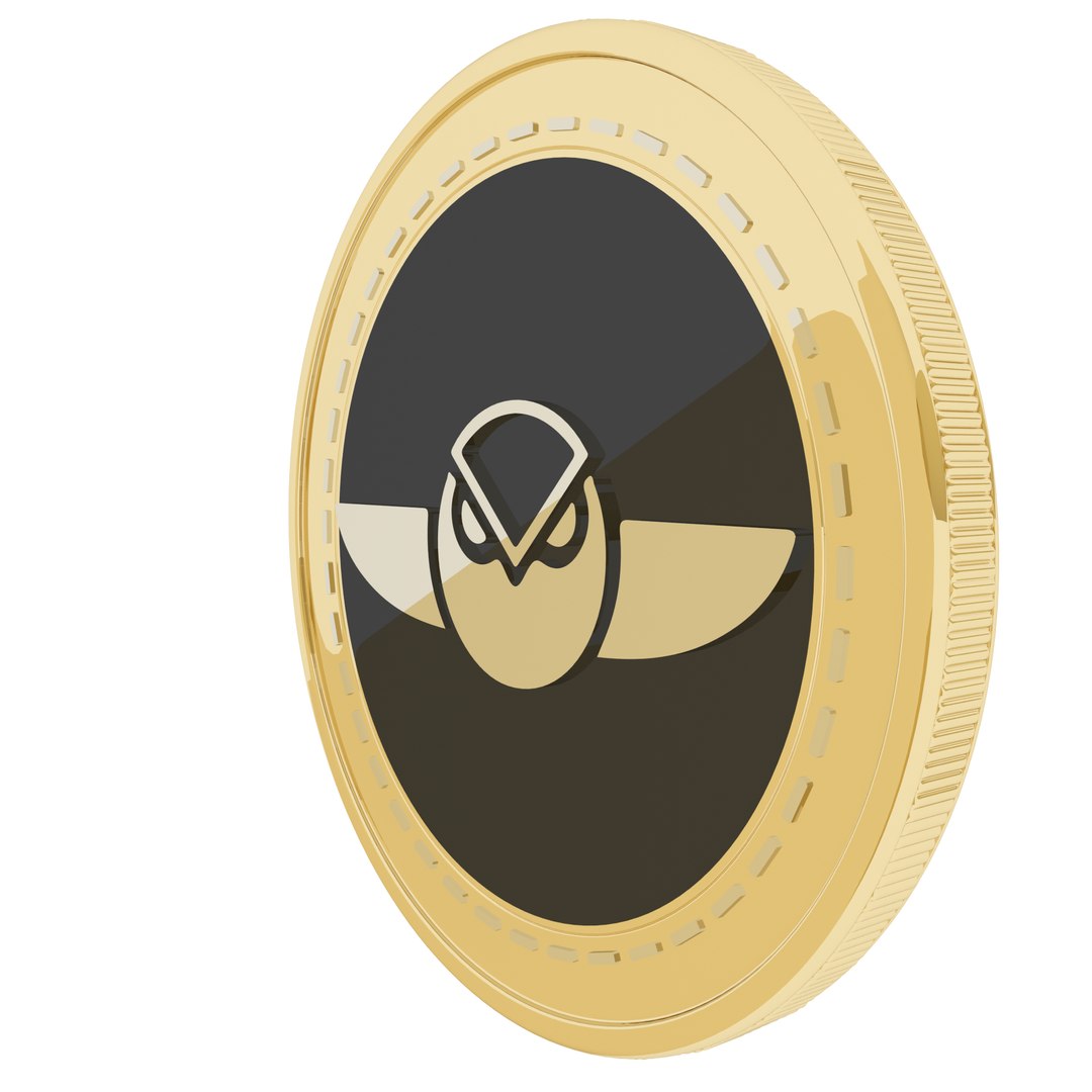 Gnosis Cryptocurrency Gold Coin Model - TurboSquid 1856650