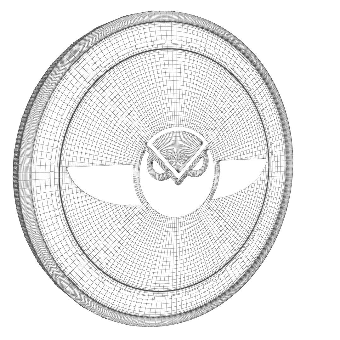 Gnosis Cryptocurrency Gold Coin Model - TurboSquid 1856650
