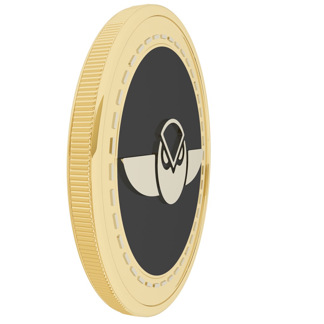 Gnosis Cryptocurrency Gold Coin Model - TurboSquid 1856650
