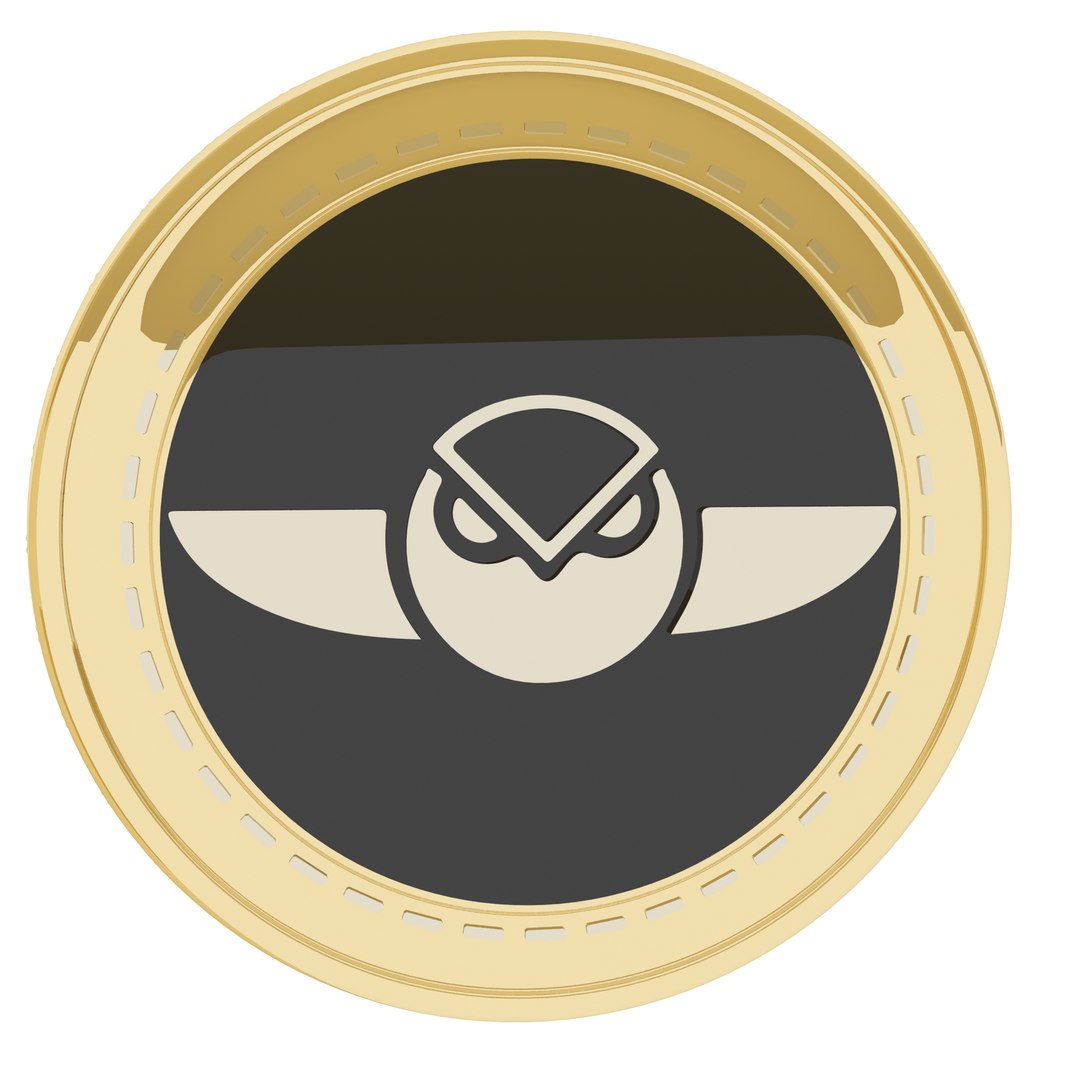 Gnosis Cryptocurrency Gold Coin Model - TurboSquid 1856650