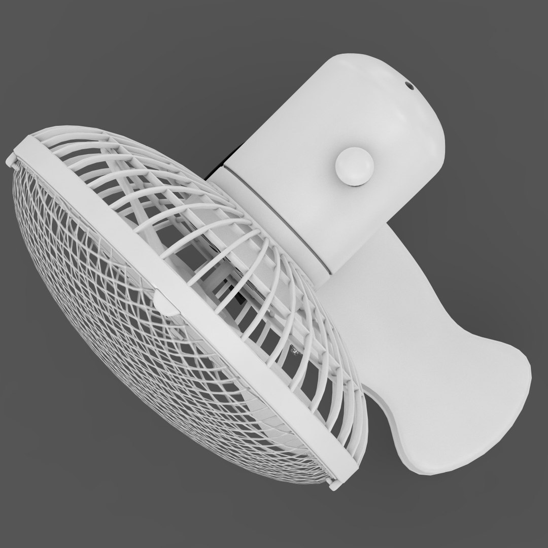 3d Desk Fan Model