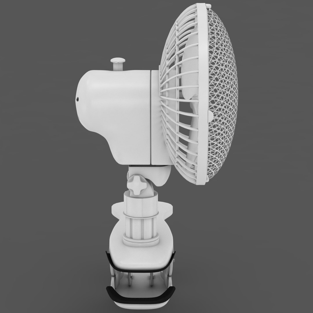 3d Desk Fan Model