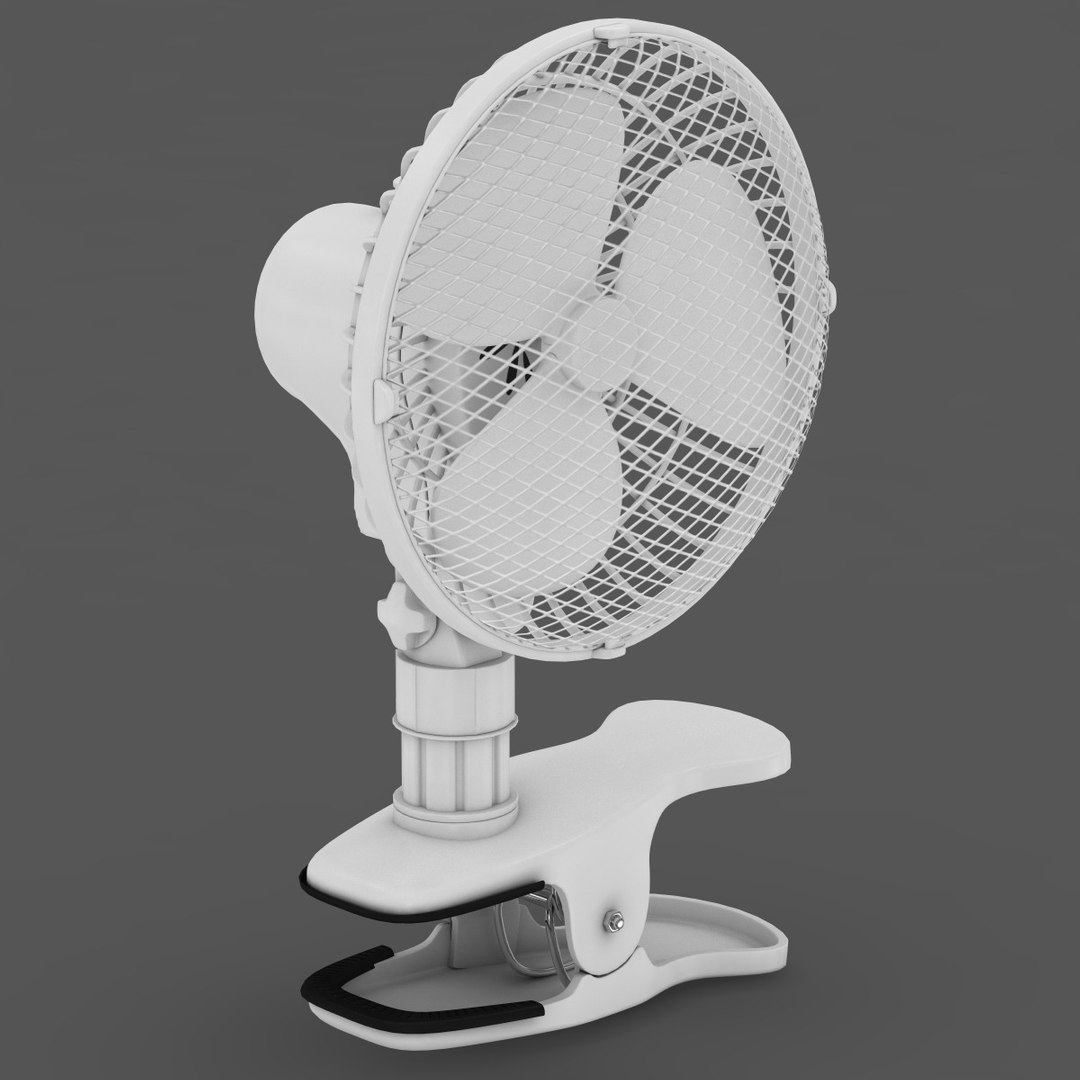 3d Desk Fan Model