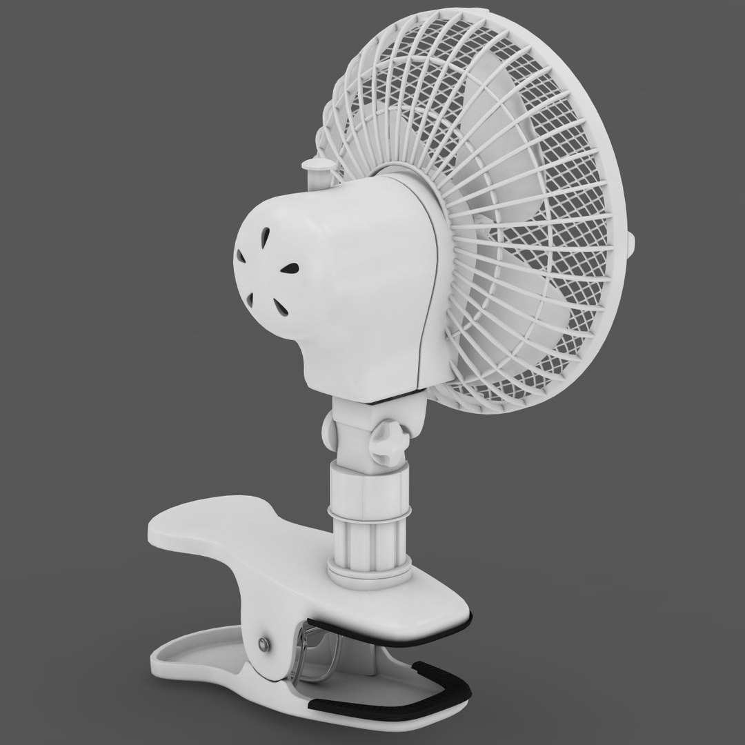 3d Desk Fan Model