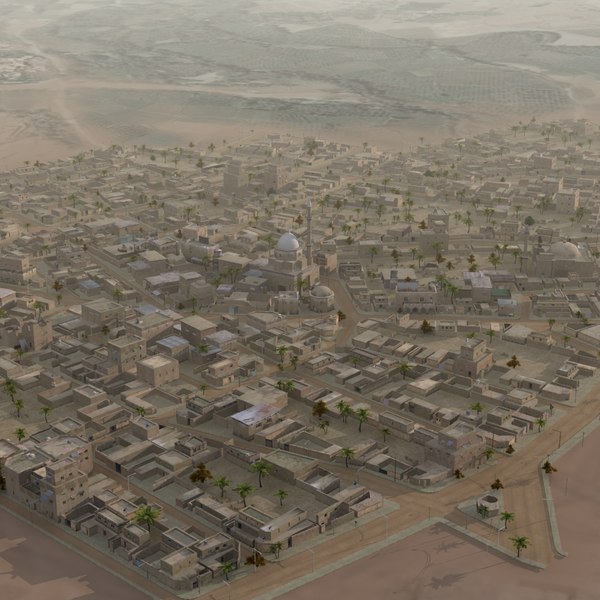 modelo 3d Ciudad Árabe Suburbio St02 - TurboSquid 773417
