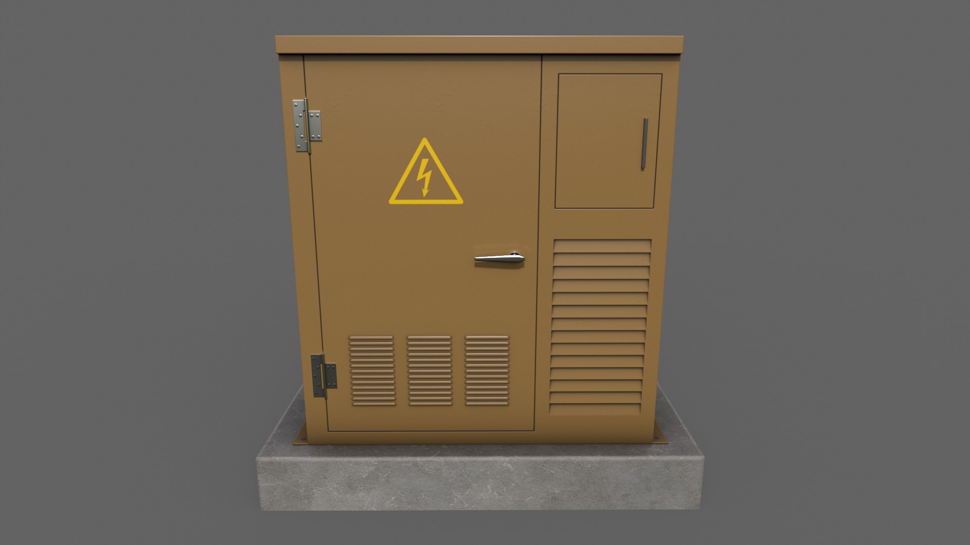 3D PBR Electric Box Brown - TurboSquid 1753825