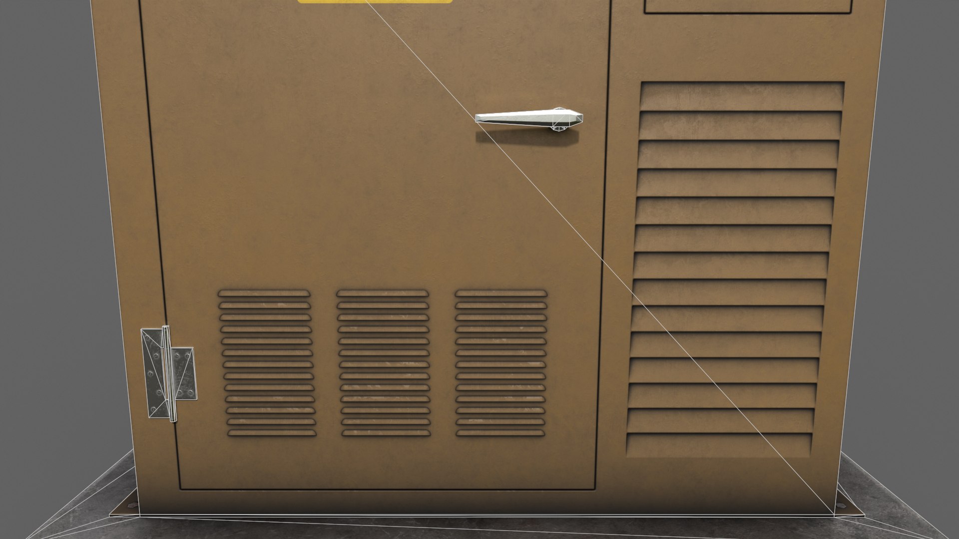 3D PBR Electric Box Brown - TurboSquid 1753825