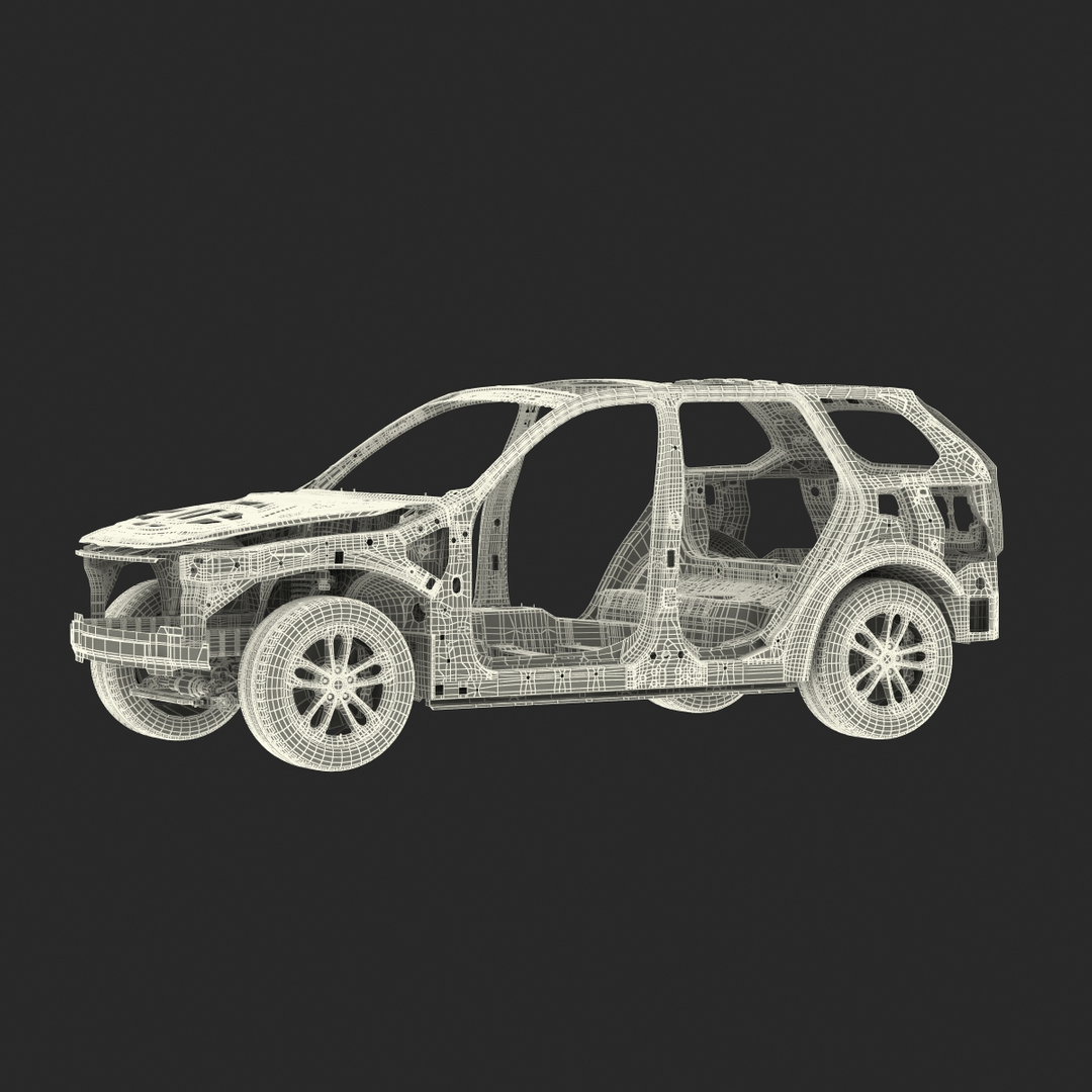 3D model suv frame chassis 3 - TurboSquid 1504547