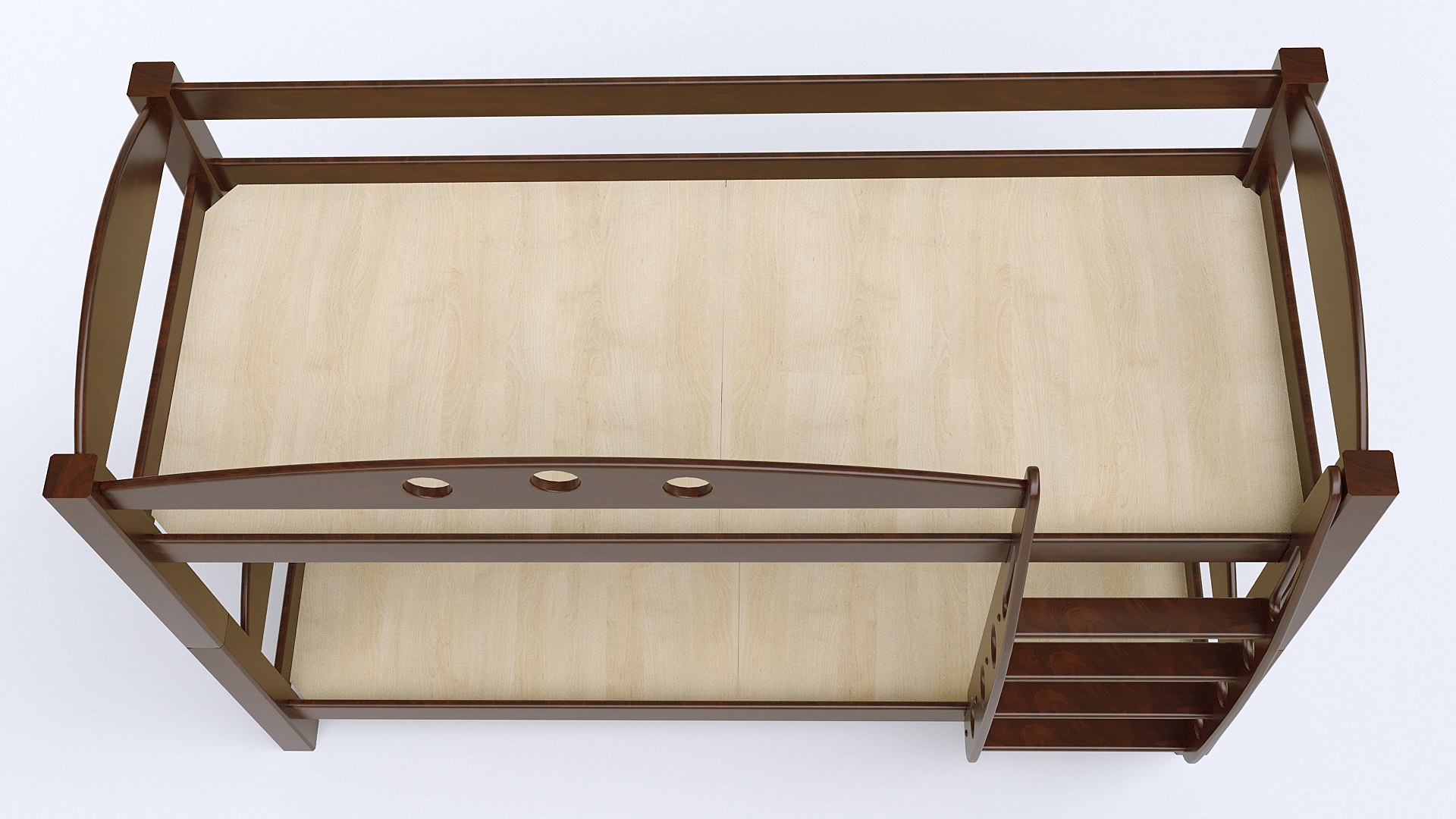 Two-level Bed 3D - TurboSquid 1973942