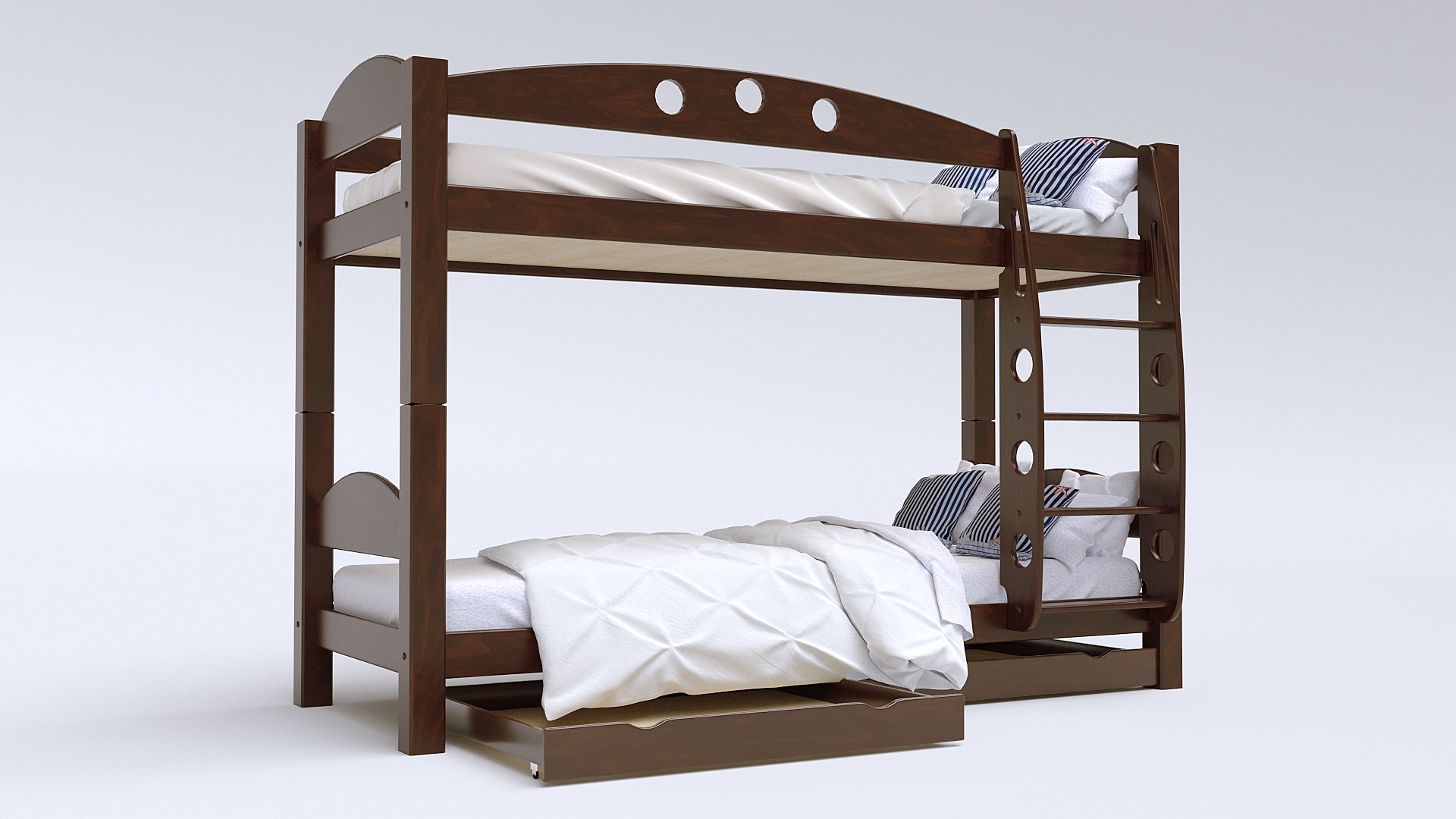 Two-level Bed 3D - TurboSquid 1973942