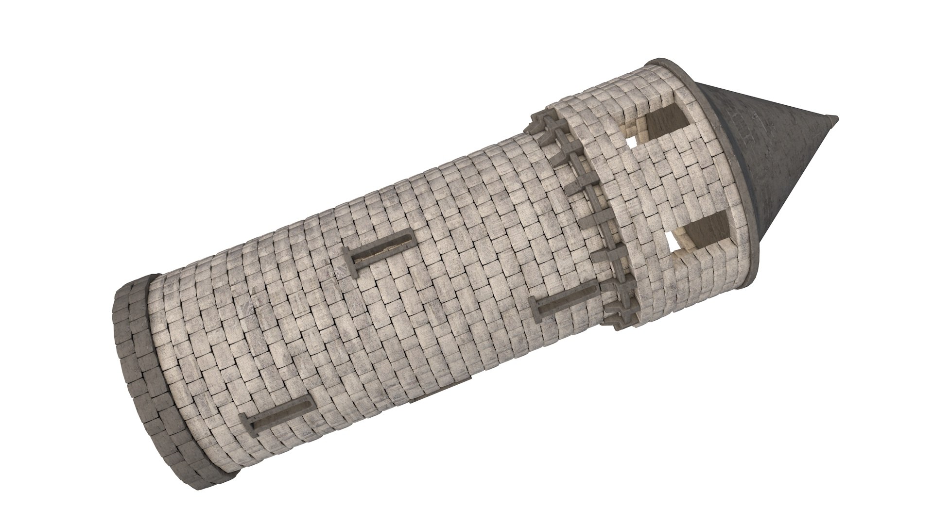 Castle Turrets 3D Model - TurboSquid 1884934