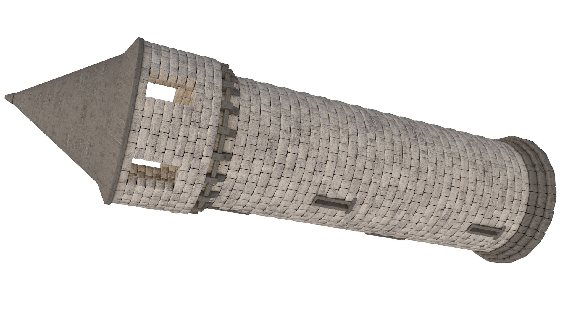 Castle Turrets 3D Model - TurboSquid 1884934