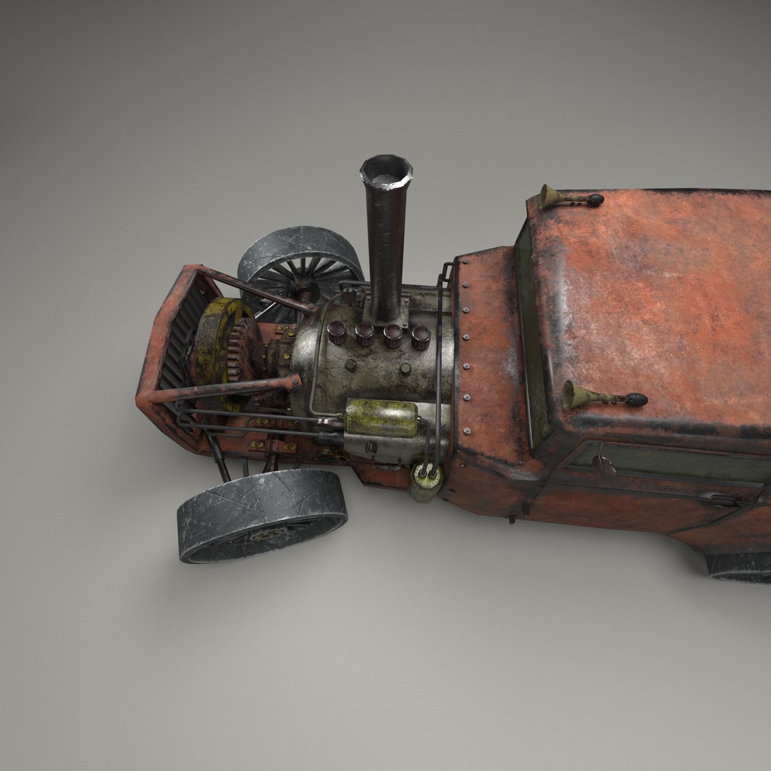 Steampunk Car Model - TurboSquid 1229838