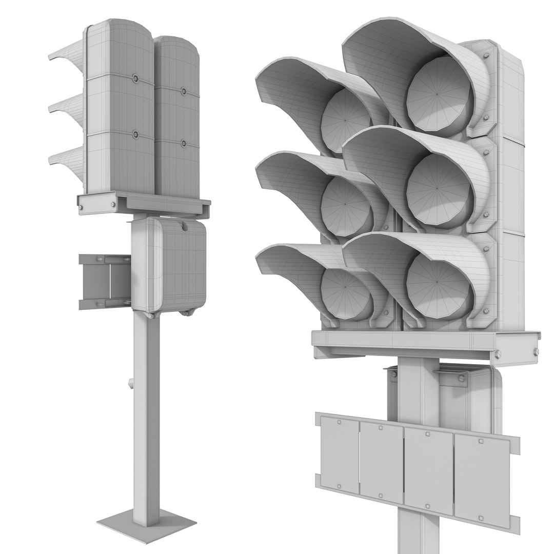 Dwarf Traffic Light Pack No 2 3D - TurboSquid 2348655
