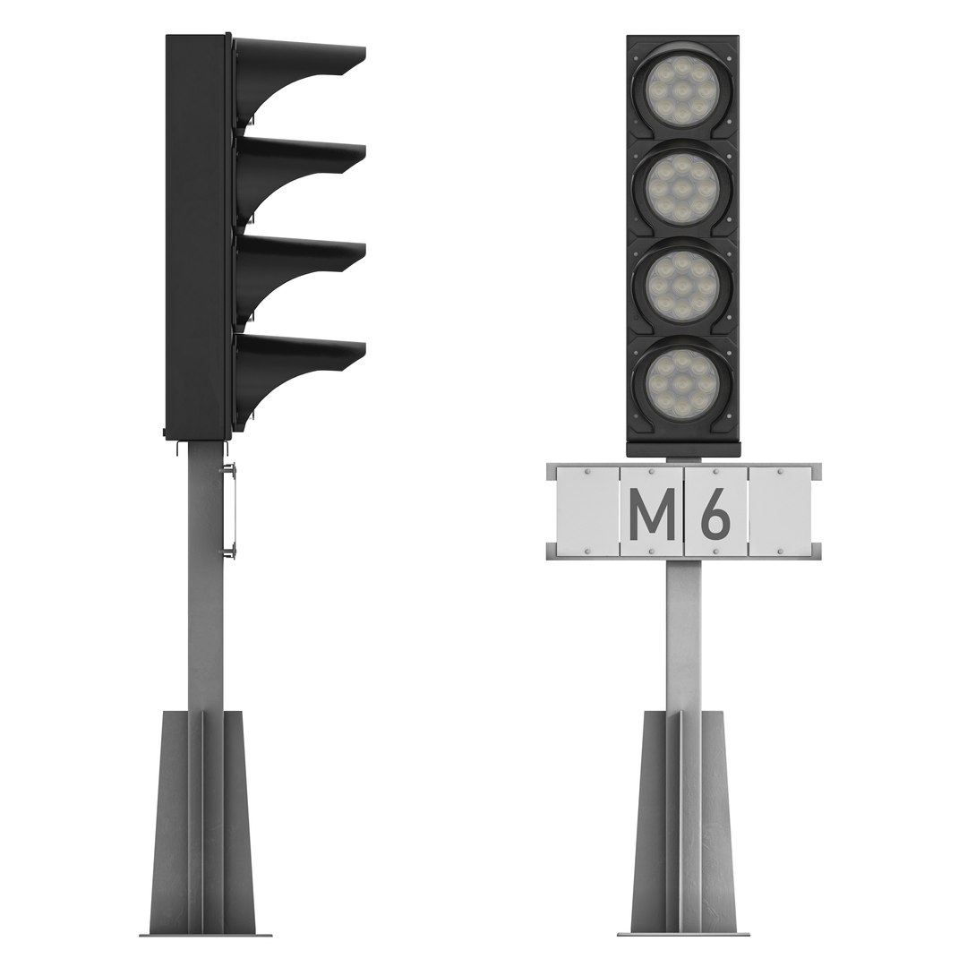 Dwarf Traffic Light Pack No 2 3D - TurboSquid 2348655