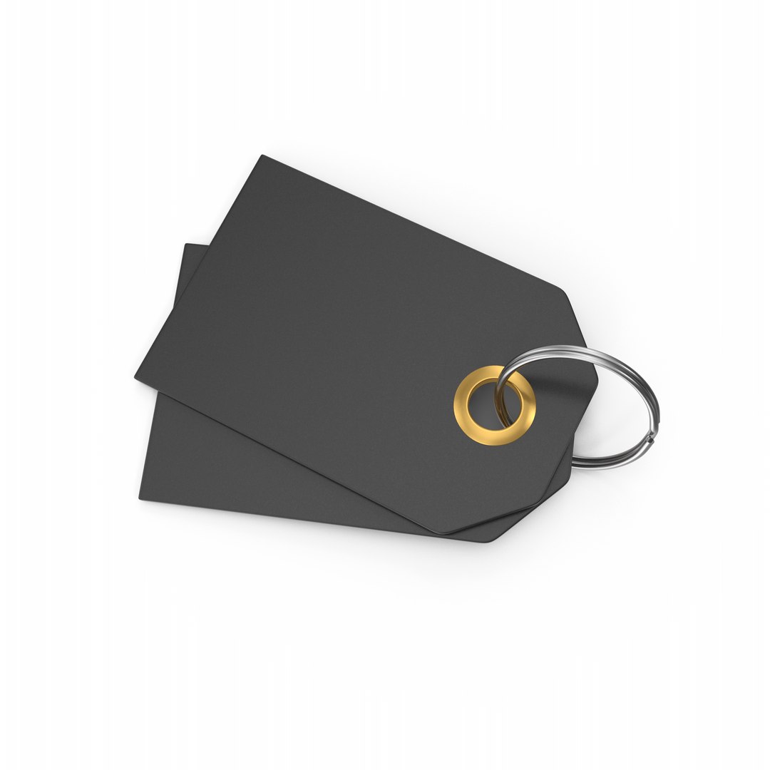 3D Black Price Tags - TurboSquid 1960938