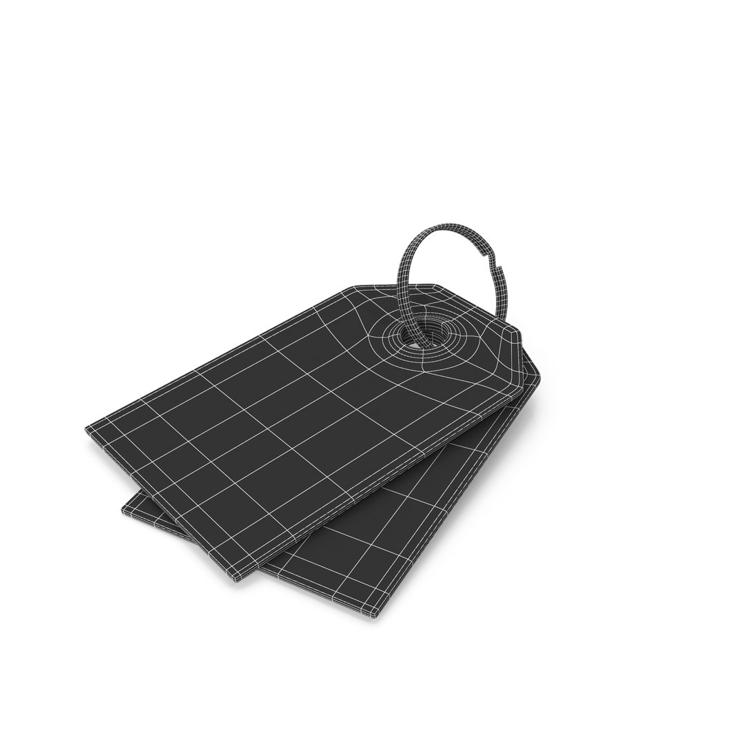 3D Black Price Tags - TurboSquid 1960938